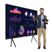 China Professional Interactive Smart Board Dual OS System Android Windows for Business for sale