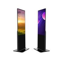 China Floor Standing LCD Advertising Player 40KG Single Gross Weight Touch Screen LCD Advertising Display With Live Updates for sale