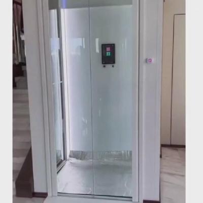 China Center Opening Traction Home Elevator 2Stops -8Stops Automatic Door Type for sale