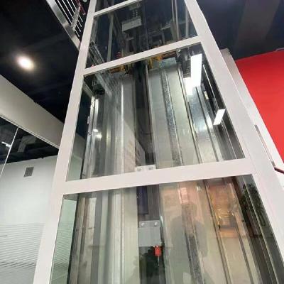 China Compact Screw‑Driven Home Elevator – 15m Travel Height at 0.15 m/s Speed for sale
