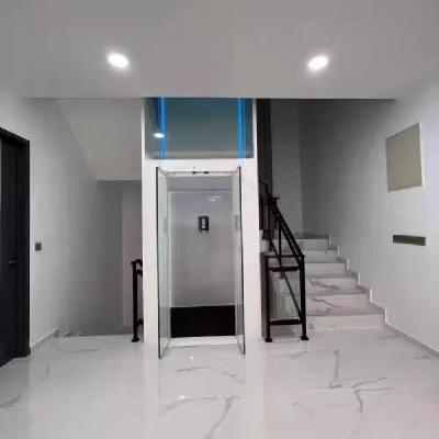 China Hydraulic Home Elevator with Stainless Steel Cabin – 14.5m Travel & Auto Doors for sale