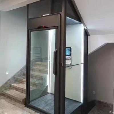 China 5‑Stop Pitless Hydraulic Lift for Homes with 2.9m Large Cylinders & Automatic Operation for sale