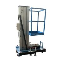 China Lightweight Easy Use Vertical Mast Lift Aluminium Alloy Electric for sale