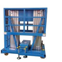 China Lightweight Easy Use Vertical Mast Lift Aluminium Alloy Electric for sale