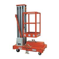 China Hotel Use Light Aluminium Single Mast Lift Garment Shops Building Material Shops for sale