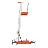 China 9m 11m Double Mast Aluminum Alloy Self Propelled Vertical Lift Platform for sale