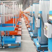 China 9m 11m Double Mast Aluminum Alloy Self Propelled Vertical Lift Platform for sale