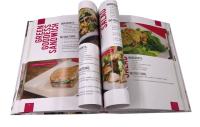 China Spiral Bound Custom Cookbook Printing , Hardcover Art Book Printing for sale
