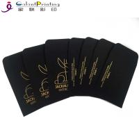 China OEM Envelope Printing Services Shatter Black Gold Oil Wax Extract Coin Envelopes 2.25 X 3.5 Inch for sale