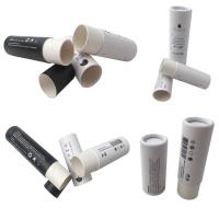 China Elegant  Cosmetic Tube Packaging / Paper Chapstick Tubes Film Lamination for sale