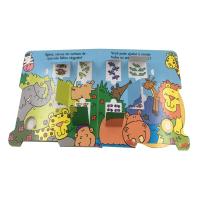 China Matte Lift The Flap Board Book With Die Cut Shape / Small Board Books For Toddlers for sale