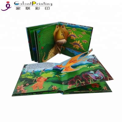China 3D Cartoon Children'S Pop Up Story Books Fun Activity Books Glossy Finishing for sale