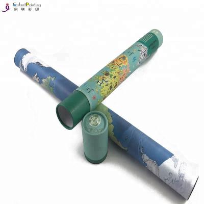 China Disposable Custom Printed Paper Tubes / Coated Cardboard Shipping Tubes for sale