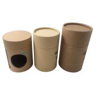 China T Shirt Cylinder Kraft Tube Packaging Cardboard Tube Food Packaging Custom Size for sale