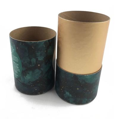 China Printed Custom Printed Paper Tubes Box Cosmetic Tube Packaging For Shampoo for sale