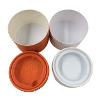 China Oil Cream Cosmetic Tube Packaging With PET Insert Cylindrical Tube Packaging for sale