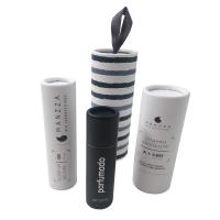 China Disposable Paperboard Lip Balm Tubes Kraft Cylinder Packaging Custom Design for sale