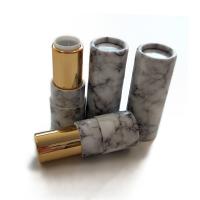 China Eco Friendly Brown Paperboard Push Up Lip Balm Tubes CMYK Printing for sale