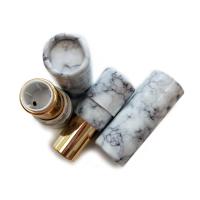 China Eco Friendly Brown Paperboard Push Up Lip Balm Tubes CMYK Printing for sale