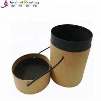 China Cylinder Eco Friendly Tube Packaging Full Color Printing For Coffee Mug for sale