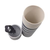 China Commercial Printed Paper Tubes Cardboard Cylinder Tubes With Pvc Window Ribbon Handle for sale