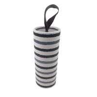 China Commercial Printed Paper Tubes Cardboard Cylinder Tubes With Pvc Window Ribbon Handle for sale