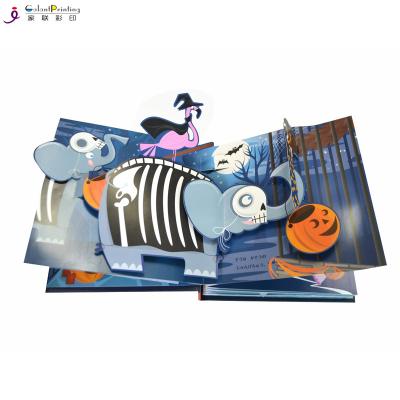 China Hardcover 3d Children'S Pop Up Story Books Custom Printing Glossy Lamination for sale