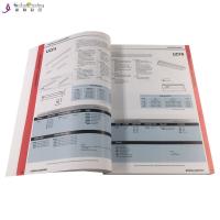 China Full Color A4 Brochure Printing Paper Back Cover Guide Book Foil Stamping for sale