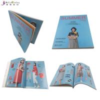 China Fashion  A4  Magazine Printing Services / Perfect Bound Brochure Printing for sale