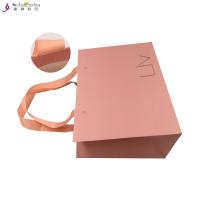 China Clothing Packaging Custom Printed Gift Bags , Paper Merchandise Bags for sale
