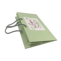 China Eco - Friendly Paper Printing Services Paper Carrier Bags With Twisted Handles for sale