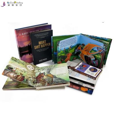 China OEM Paper Printing Services Full Color Lamination Board Binding Book For Children for sale