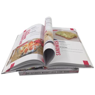 China Professional Four Color Cooking Hardcover Cookbook Offset Printing for sale