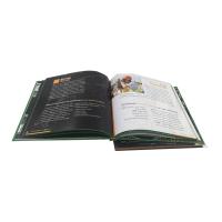 China Family Lamination Custom Cookbook Printing Services Hardcover Menu Printing for sale