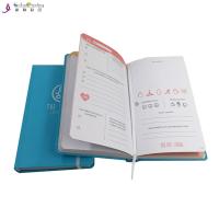 China Recycled Fabric Custom Planner Printing Hardcover Custom Linen Notebook for sale