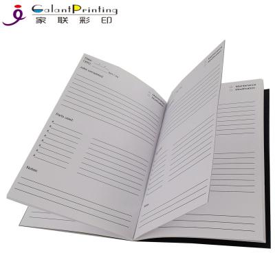 China A5 / B5 Custom Planner Printing  Saddle Stitch Softcover Personalized Academic Planner for sale