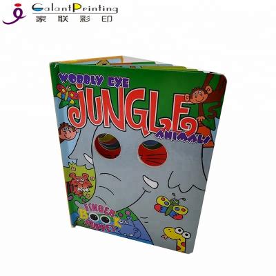 China A4 A5 A3 Paper Printing Services Kids Board Books Glue / Sewing Binding for sale
