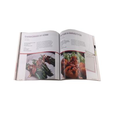 China Full Color Custom Cookbook Printing  Recipe Book Printing OEM Service for sale