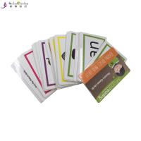 China Glossy Finishing Card Printing Services Toddler Playing Cards Custom Shape for sale