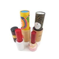 China Biodegradable Cylinder Packaging Round Paper Carton Box , Cardboard Tube With Lid for sale