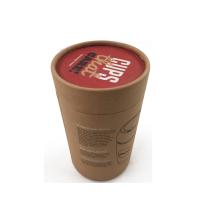 China Child Proof Airtight  Tubular Kraft Food Paper Tube Can Packaging Box For Honey Bottle for sale