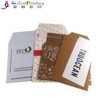 China Kraft Tear Strip Paper Cardboard Shipping Envelopes A4 / A5 Size OEM for sale