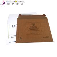 China Kraft Tear Strip Paper Cardboard Shipping Envelopes A4 / A5 Size OEM for sale