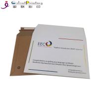 China Kraft Tear Strip Paper Cardboard Shipping Envelopes A4 / A5 Size OEM for sale