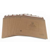 China Custom Cardboard Kraft Envelope Printing Services Self Sealing Eco Friendly for sale