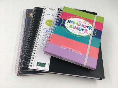 China Woodfree Paper Notebook Printing Services Hard Cover Wire - O Bound Academic Monthly Planner for sale