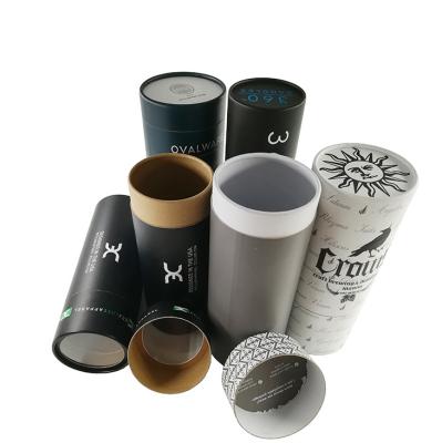 China EVA Insert Custom Printed Paper Tubes For Clothes / Cylinder Cardboard Box for sale