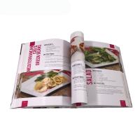 China Custom Color Softcover Food Recipe Book Printing Hot Foil Stamping for sale