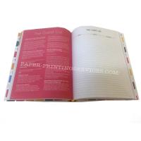 China Matte Finishing Custom Planner Printing Services Gift Box Packaging Gold Wire O Bound Hard Cover for sale