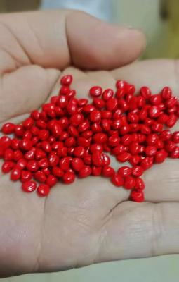 China Dispersion Red Color Masterbatches for Plastic Injection, Film, Pipe & Cable - 1.7 g/cm³ Density, 140-320℃ Processing for sale